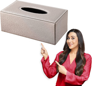 HOKiPO PU Leather Tissue Box Holder Vehicle Tissue Dispenser Price in ...