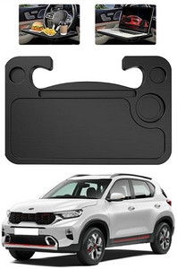 After cars Steering Wheel Desk Laptop and Cup Holder for Car Kia Sonet ...