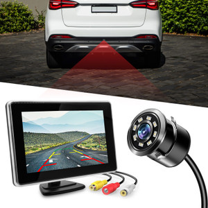 CARZEX 5 Inch Dashboard TFT LCD Rear View Reverse Parking Screen for ...