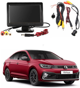 WheelCore 4.3inch Display + Reverse Camera for Volkswagen Virtus Black ...