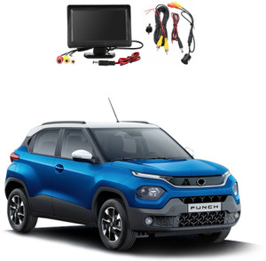 WheelCore 4.3inch Display + Reverse Camera for Tata Punch Black LCD ...