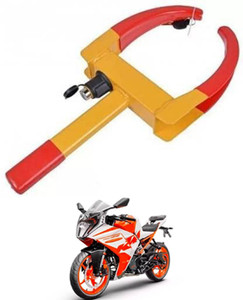 RKPSP Heavy Duty/Anti-Theft Wheel Lock Security Clamp For KTM-RC-125 ...