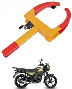 RKPSP Heavy Duty/Anti-Theft Wheel Lock Security Clamp For Bajaj-CT-110 ...
