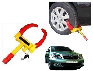 RS ENTERPRISES CARS Anti Theft Wheel Tyre Lock Towing Parking Boot Tire ...