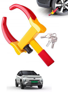 RKPSP Anti Theft/Heavy Duty Wheel Lock with Two Keys For Nexon EV Tata ...
