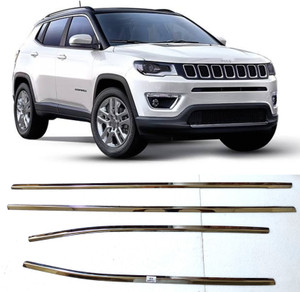 SPEED 99RPM Chrome Stainless Steel Lower Window Garnish JEEP COMPASS ...