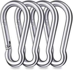 LEPRO Snap Hook Lock, Snap Hook for Rope, 10mm Stainless Steel Spring ...