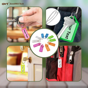 sheetal traders Multicolor Keyring & Keychain with Name Tag Labels ...