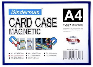 Binderm Binder Max Magnetic Card Case A4 Size Card Display Stand Price ...