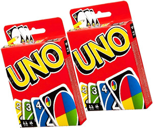 pari pari UNO FAMILY CARD GAME Model No-A-41 COMPLETE PACK OF 2 COMBO ...