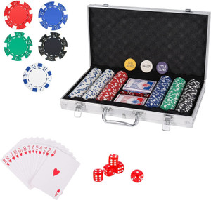 Casino Sutra 300 piece Poker Chips Set with Aluminium Briefcase Texas ...