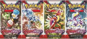 CrazyBuy Pokemon Playing Card New Addition Scarlet & Violet 4 Booster ...