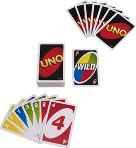 AL ATASH UNO Classic Colour & Number Matching Card Game, 108 UNO Cards ...