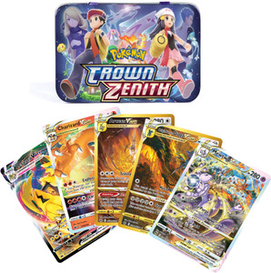 TCG PK Crown Zenith Tin with V, Vmax, Vstar cards - PK Crown Zenith Tin ...