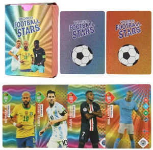 CrazyBuy FOOTBALL STAR CARDS RAINBOW ALL STAR PLAYERS TO COLLECT 55 ...