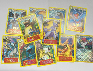Delite POKEMON 20 Rare VIP Trading Cards Classic Characters Evolutions ...