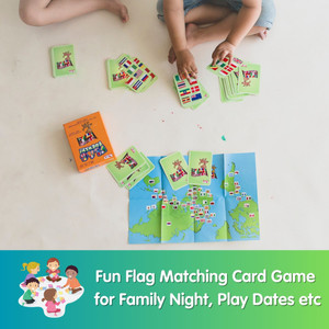 Traveller Kid Flag Frenzy Card Game for Kids - Flags of The World Flash ...
