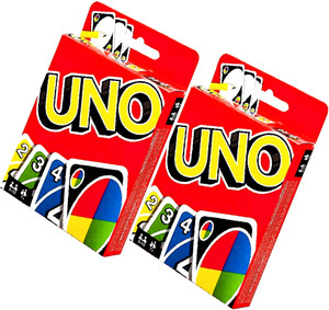 pari pari UNO FAMILY CARD GAME Model No-A-8 COMPLETE PACK OF 2 COMBO ...