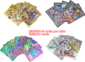 AncientKart Naruto Rare Rainbow Gold Silver Black Shinning PVC ...