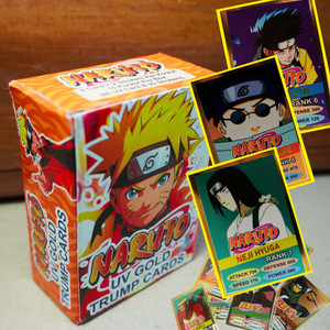 Animex NARUTO UV GOLD TRUMP CARDS, 100 Cards - NARUTO UV GOLD TRUMP ...