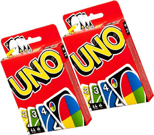 pari pari UNO FAMILY CARD GAME Model No-A-4 COMPLETE PACK OF 2 COMBO ...