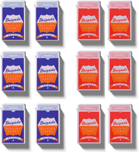 Dots premium playing cards,bridge size,12 decks of cards (pack of 12 ...