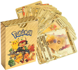 Elemensis Naturals 55pcs Golden Pokemon cards, V Series Cards V max GX ...