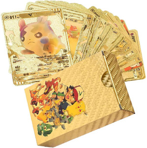 saburi Waterproof 55pcs Pokemon Gold Card Box M-38 V Series Vmax Gx ...