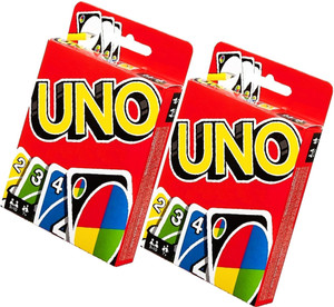 pari pari UNO FAMILY CARD GAME Model No-A-10 COMPLETE PACK OF 2 COMBO ...