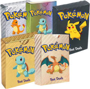 Bestdeals pokemon cards high hp trading cards TOTAL 100 CARDS box deck ...