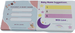 90 Degree Baby Shower Cards Game for Name Prediction and Suggestion ...