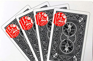 FUNMAZA Bicycle Marked Playing Cards Deck (Red) Flash Card Game Magic ...