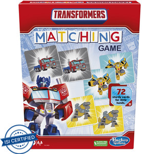 HASBRO GAMING Transformers Matching Game for Kids Ages 3 and Up, Fun ...