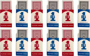 Gift Collection Number 1 Plastic Coated Playing Cards Taash Patti ...