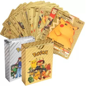 CrazyBuy Pokemon Gold & Silver Cards 110 (Vmax, V, GX, EX & Basic cards ...