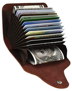 Flipkart.com | Encelade Brown Pu Leather For Cash & Credit/Debit Card's ...