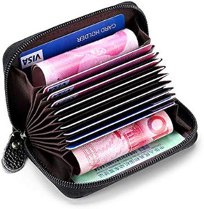 Flipkart.com | LEATHER LEAF RFID - 100% Genuine Leather Zip Wallet ...