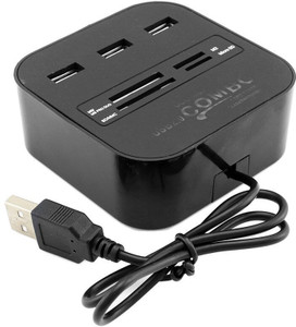 jihaan 480Mbps USB Combo Card Reader All in One Multi Splitter Card ...