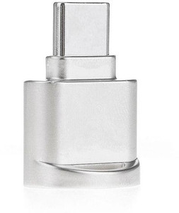 TECHGEAR Silver Type-C 3.1 to Micro SD Card Reader Adapter for Macbook ...