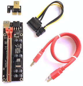 Zorbes Intel VER009s Plus PCIE Riser, PCIE Cable 6 Pin 1X to 16X ...