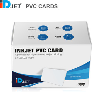 iDJET Blank PVC ID Cards for inkjet printers, Size- ID Card Price in ...
