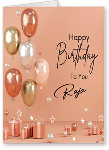 Midas Craft Raja Happy Birthday Greetings Card 36. Greeting Card Price ...