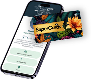 SuperCards Smart NFC Business Card | Digital Profiles | PVC UV Print ...