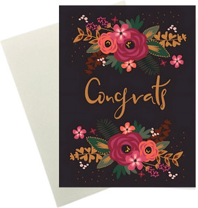 Northland Floral Congrats Greeting Card for Special Occasions ...