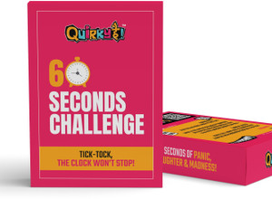 Gangaur Enterprises 60 Seconds Challenge Adult Party Game for Friends ...