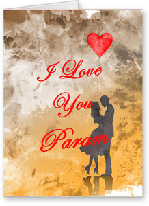 Midas Craft I Love You Param Greeting Card Price in India - Buy Midas ...