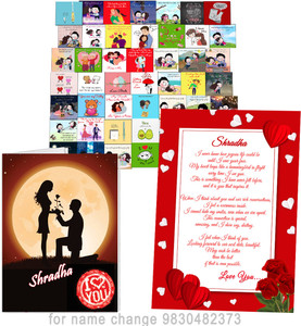 Midas Craft Unique Romantic Gift Combo with name Shradha Love gift for ...
