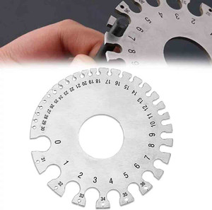 NITYA 0-36 Metal Round AWG SWG Wire Ruler Thickness Marking Gauge Price ...