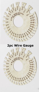 DUMDAAR Round Stainless Steel Wire Gauge Diameter Gage Metal Inch ...