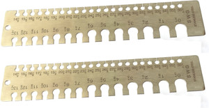 Inditrust Rectangular SWG Wire thickness gauge measuring tools (pack of ...